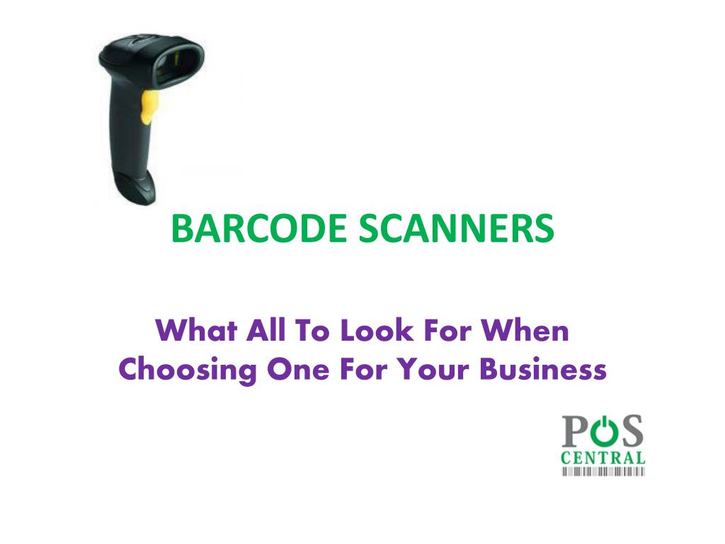 PPT - BARCODE SCANNERS PowerPoint Presentation, free download - ID:3324492