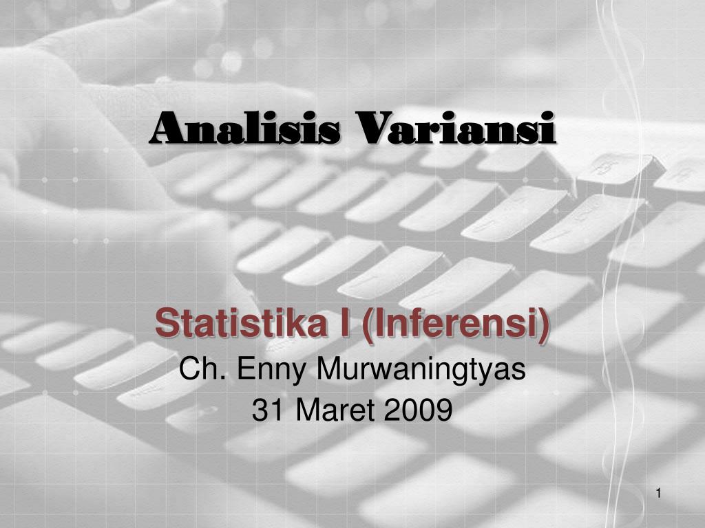 PPT - Analisis Variansi PowerPoint Presentation, free download - ID:3326899