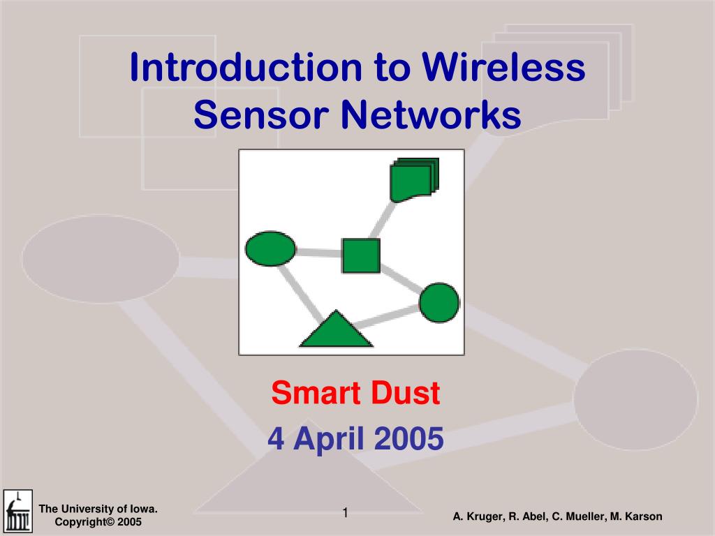 PPT - Introduction to Wireless Sensor Networks PowerPoint Presentation ...