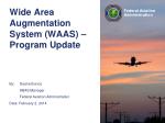 PPT - Wide Area Augmentation System (WAAS) PowerPoint Presentation ...