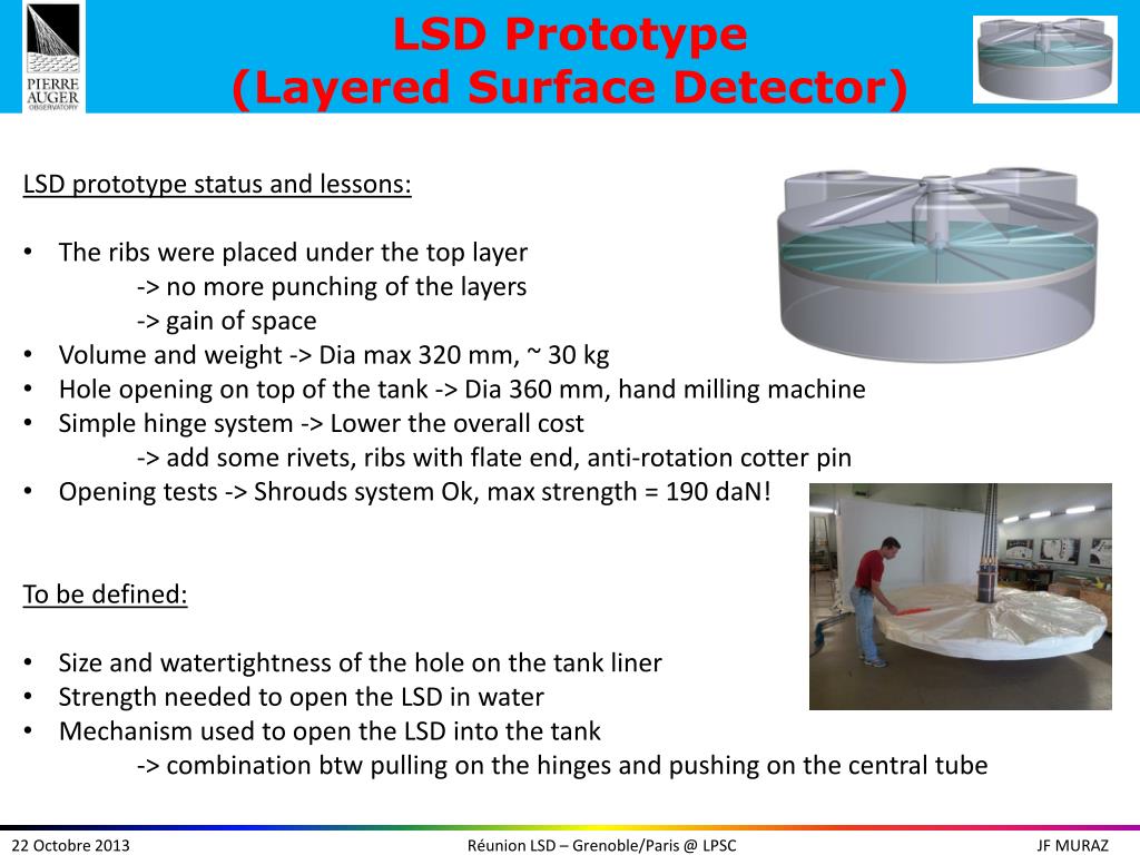 PPT - LSD Prototype (Layered Surface Detector) PowerPoint Presentation ...
