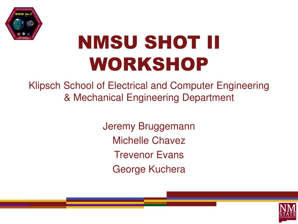 PPT - NMSU SHOT II WORKSHOP PowerPoint Presentation, free download - ID ...