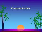 PPT - CESAREAN SECTION PowerPoint Presentation, free download - ID:4218589