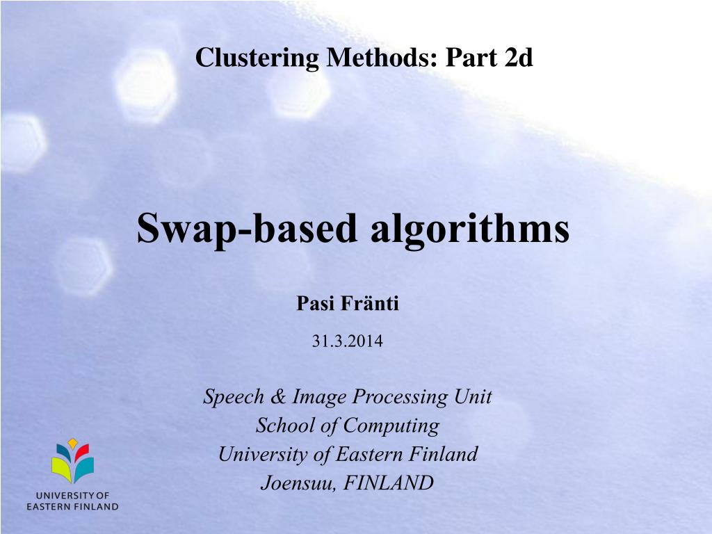 PPT - Swap-based algorithms PowerPoint Presentation, free download - ID ...
