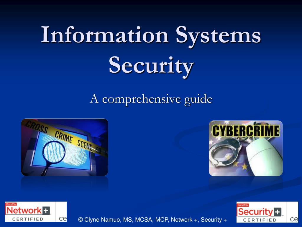 PPT - Information Systems Security PowerPoint Presentation, free ...