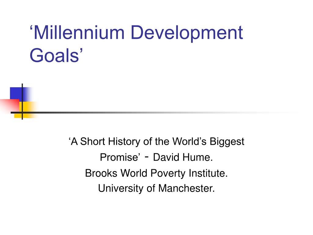 PPT - ‘Millennium Development Goals’ PowerPoint Presentation, free ...