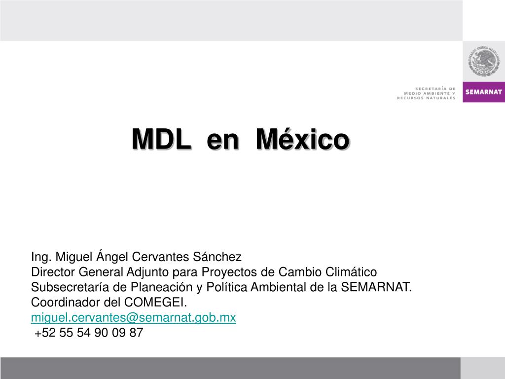 PPT - MDL en México PowerPoint Presentation, free download - ID:3336752
