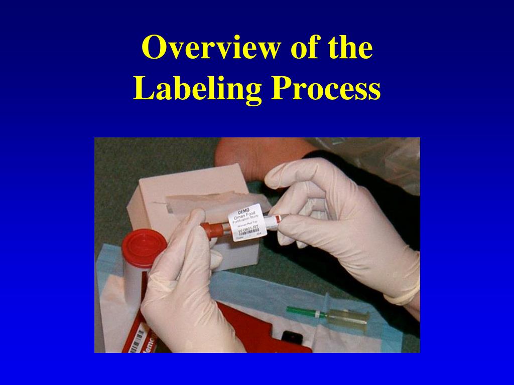 PPT - Overview of the Labeling Process PowerPoint Presentation, free ...