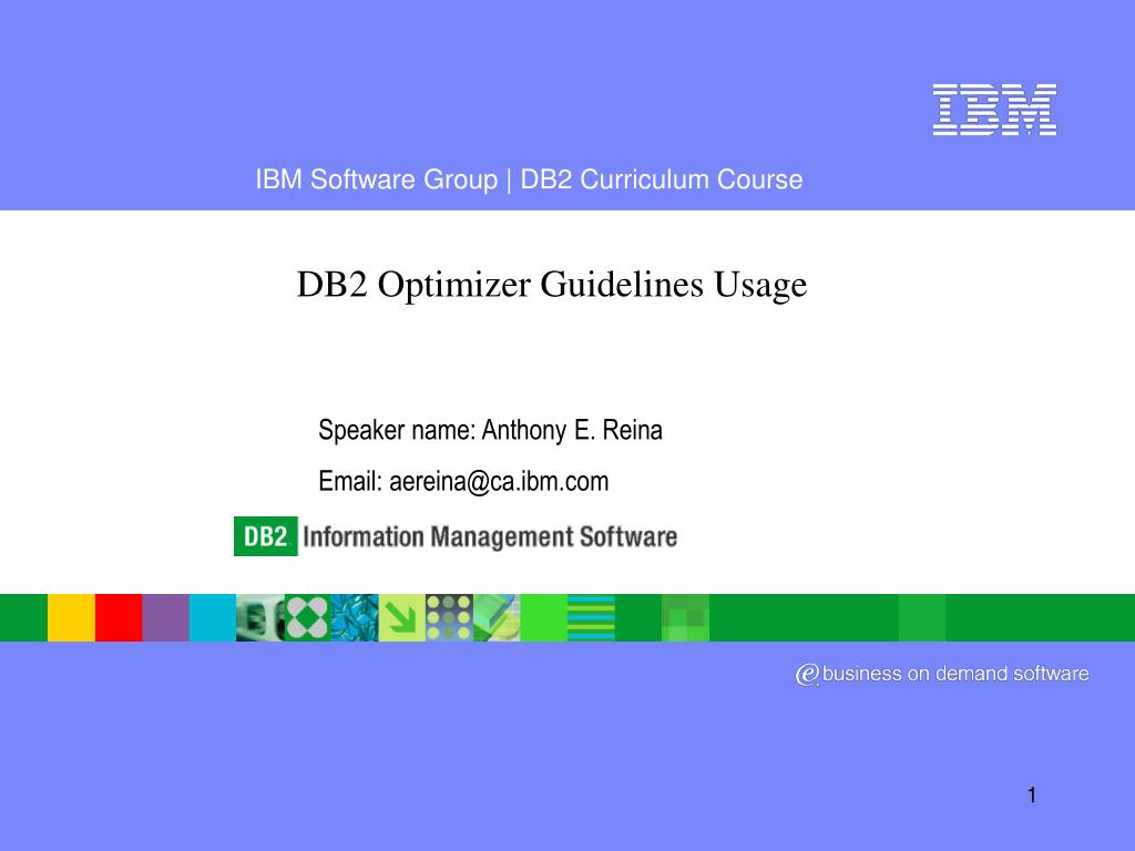 PPT - DB2 Optimizer Guidelines Usage PowerPoint Presentation, free download - ID:3338829