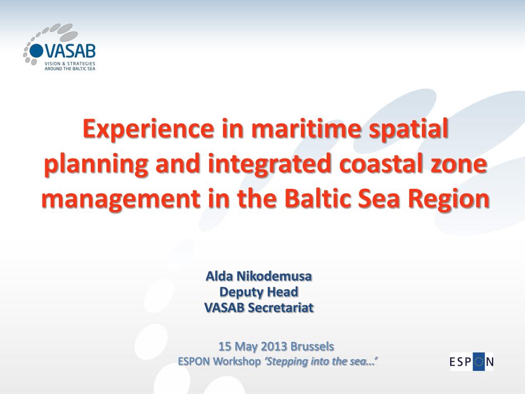 PPT - Alda Nikodemusa Deputy Head VASAB Secretariat PowerPoint Presentation - ID:3339402