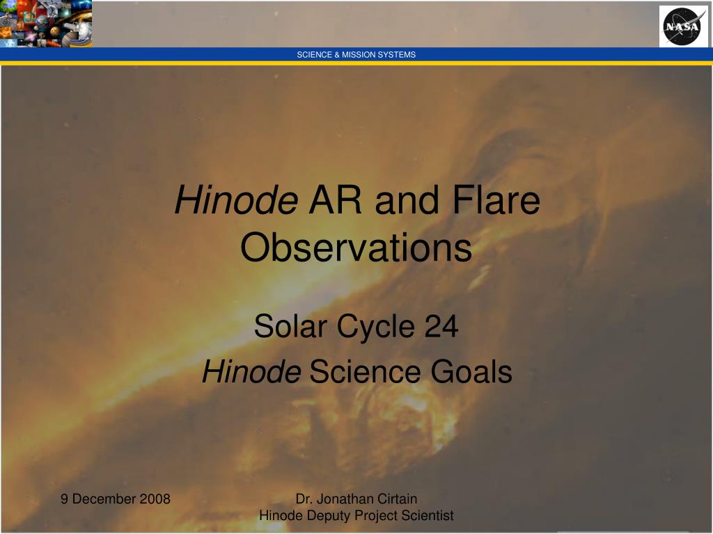 PPT - Hinode AR and Flare Observations PowerPoint Presentation, free ...