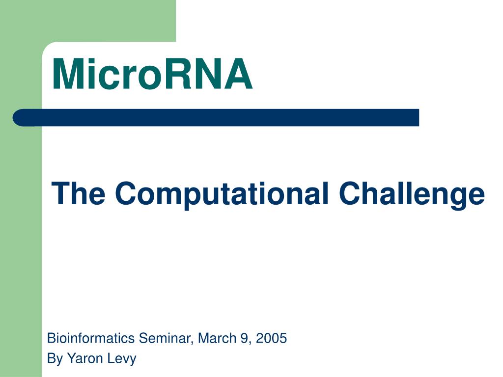 PPT - MicroRNA PowerPoint Presentation, free download - ID:3340934