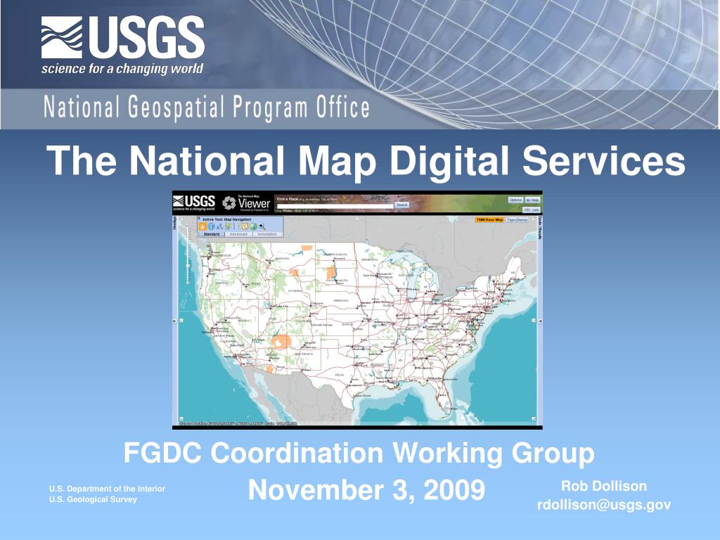 PPT - The National Map Digital Services PowerPoint Presentation, free ...