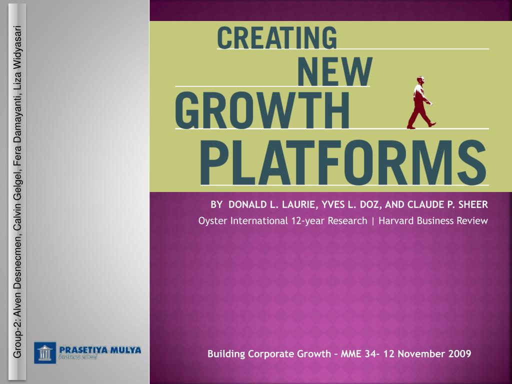 PPT - CREATING NEW GROWTH PLATFORM PowerPoint Presentation, free ...