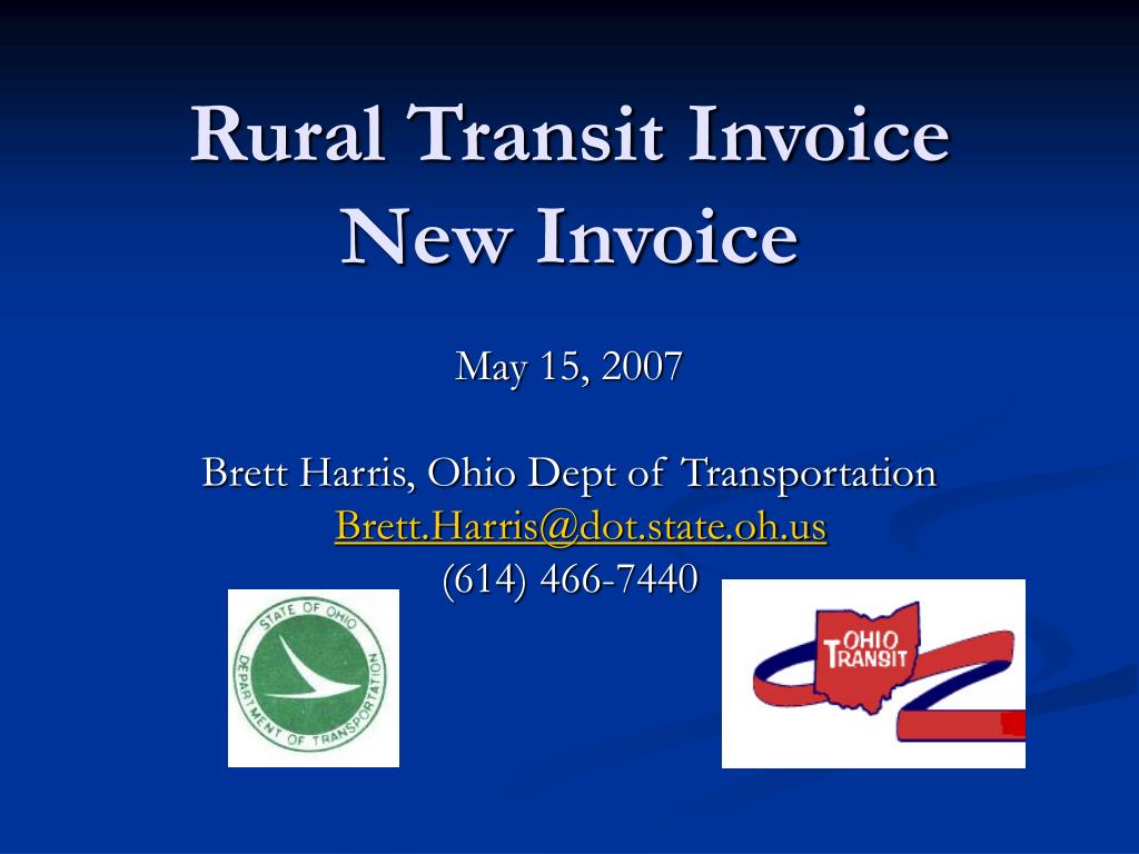 PPT - Rural Transit Invoice New Invoice PowerPoint Presentation, free ...