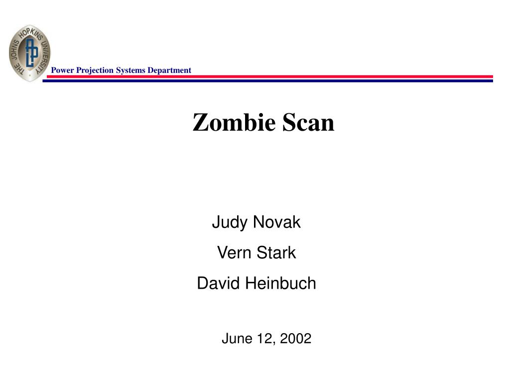 PPT - Zombie Scan PowerPoint Presentation, free download - ID:3344370