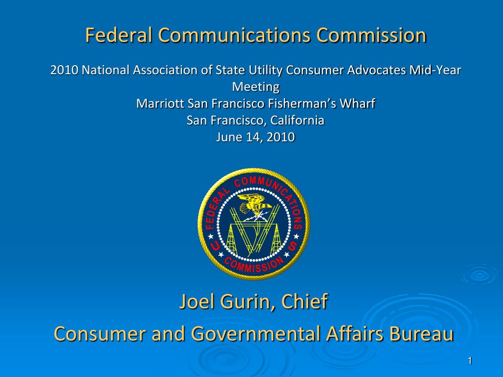 PPT - Federal Communications Commission PowerPoint Presentation, free ...