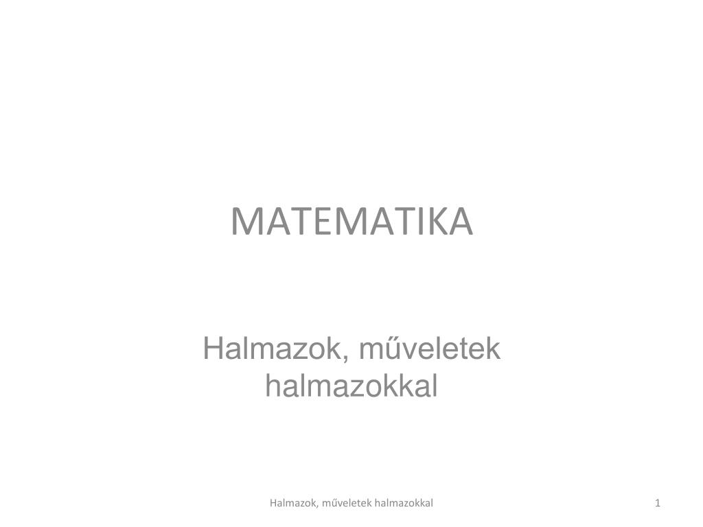 PPT - MATEMATIKA PowerPoint Presentation, free download - ID:3346623