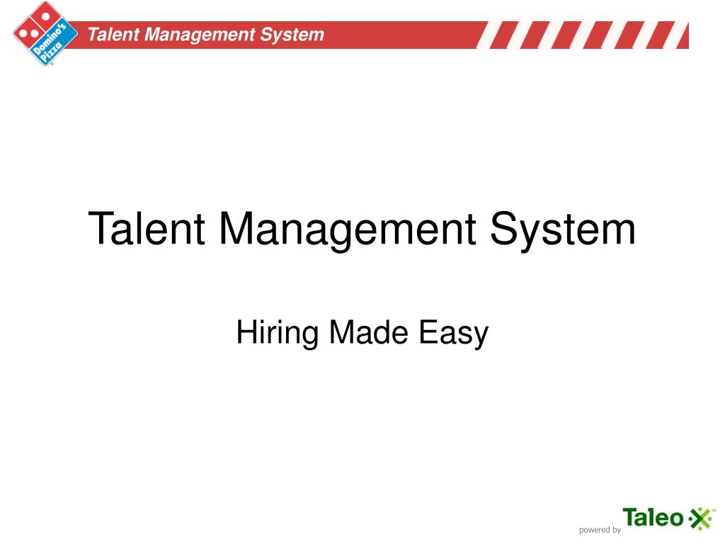 PPT - Talent Management System PowerPoint Presentation, free download ...