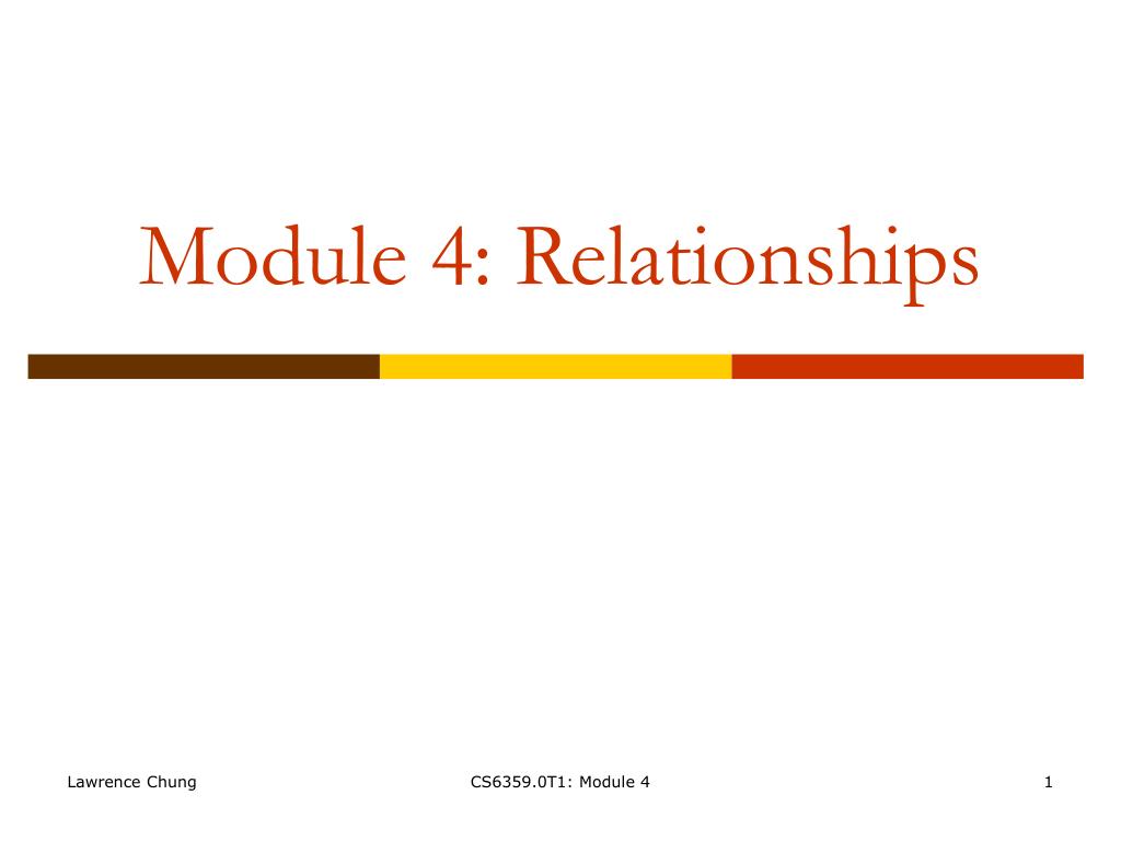 PPT - Module 4: Relationships PowerPoint Presentation, free download ...