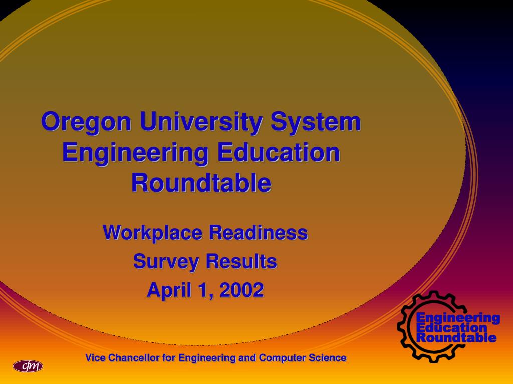 PPT - Oregon University System Engineering Education Roundtable ...