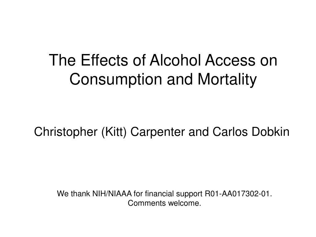 PPT - Christopher (Kitt) Carpenter and Carlos Dobkin PowerPoint ...