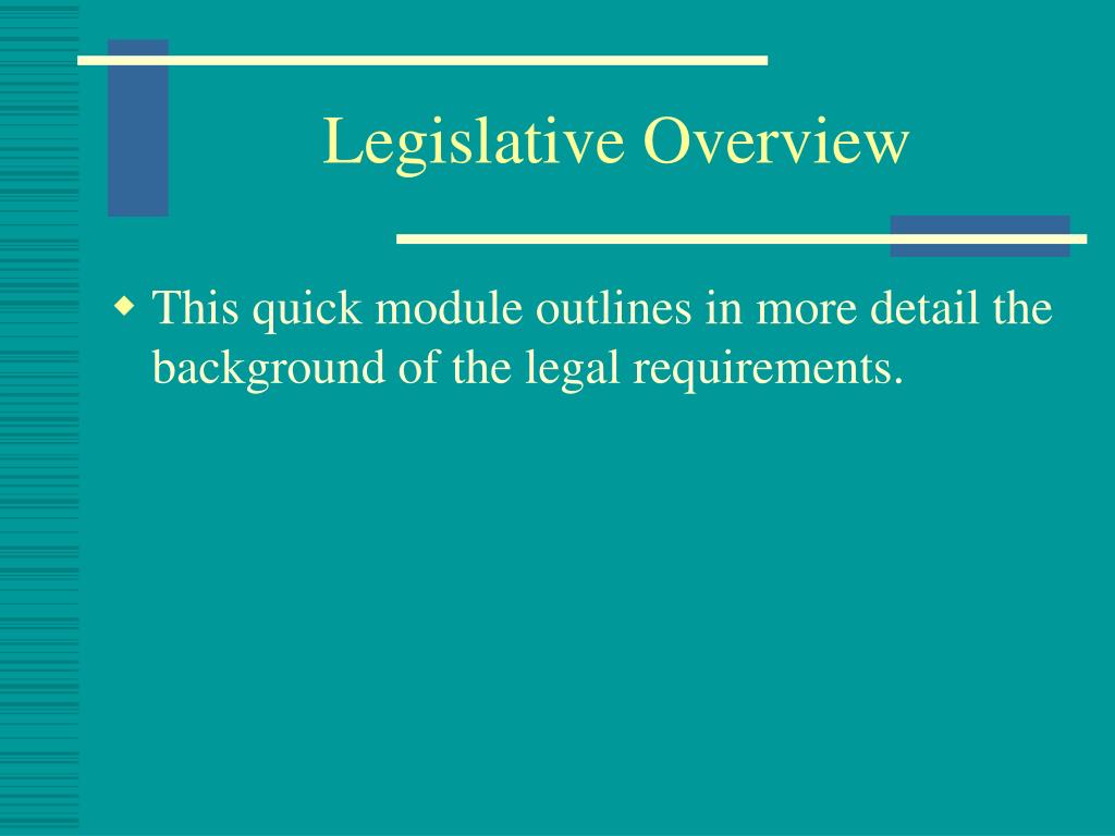 PPT - Legislative Overview PowerPoint Presentation, free download - ID ...