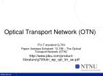 PPT - Optical Transport Network (OTN) PowerPoint Presentation, free ...