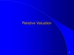 PPT - Relative Valuation PowerPoint Presentation, free download - ID ...