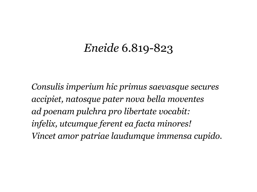 PPT - Eneide 6.819-823 PowerPoint Presentation, free download - ID:3352046