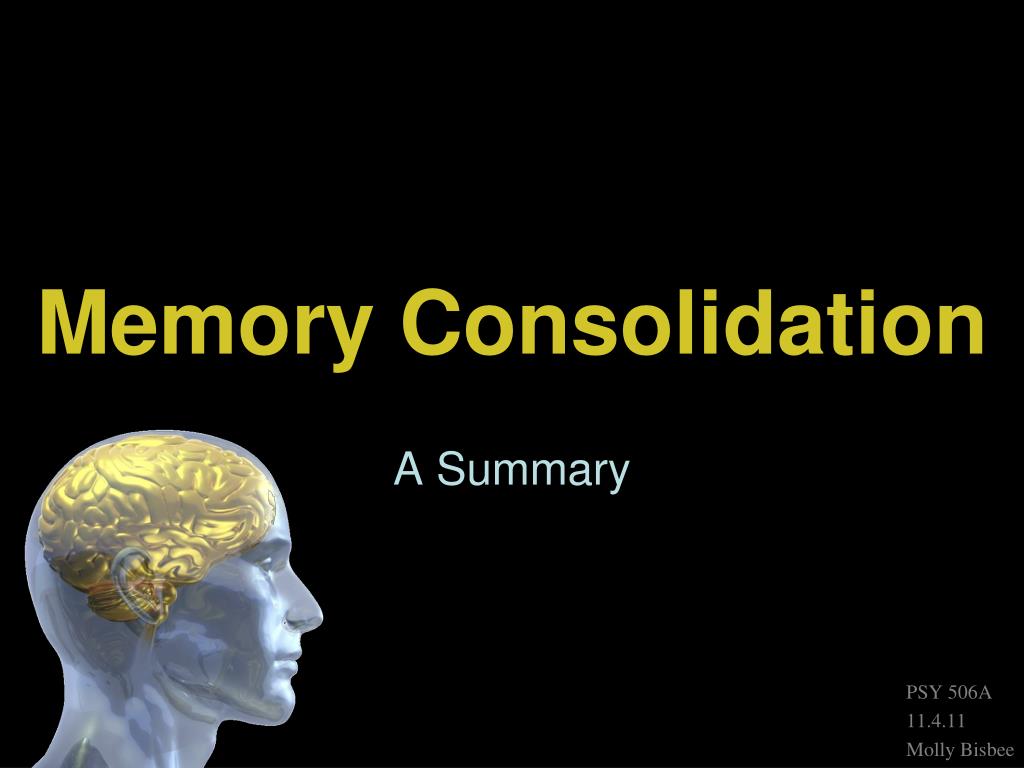PPT - Memory Consolidation PowerPoint Presentation, free download - ID ...