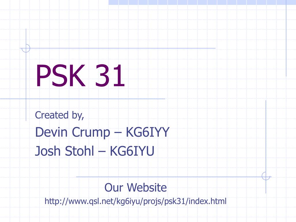 PPT - PSK 31 PowerPoint Presentation, free download - ID:3356346