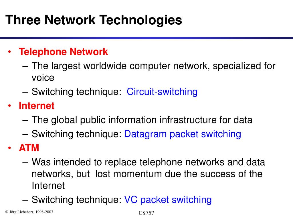 PPT - Three Network Technologies PowerPoint Presentation, free download ...