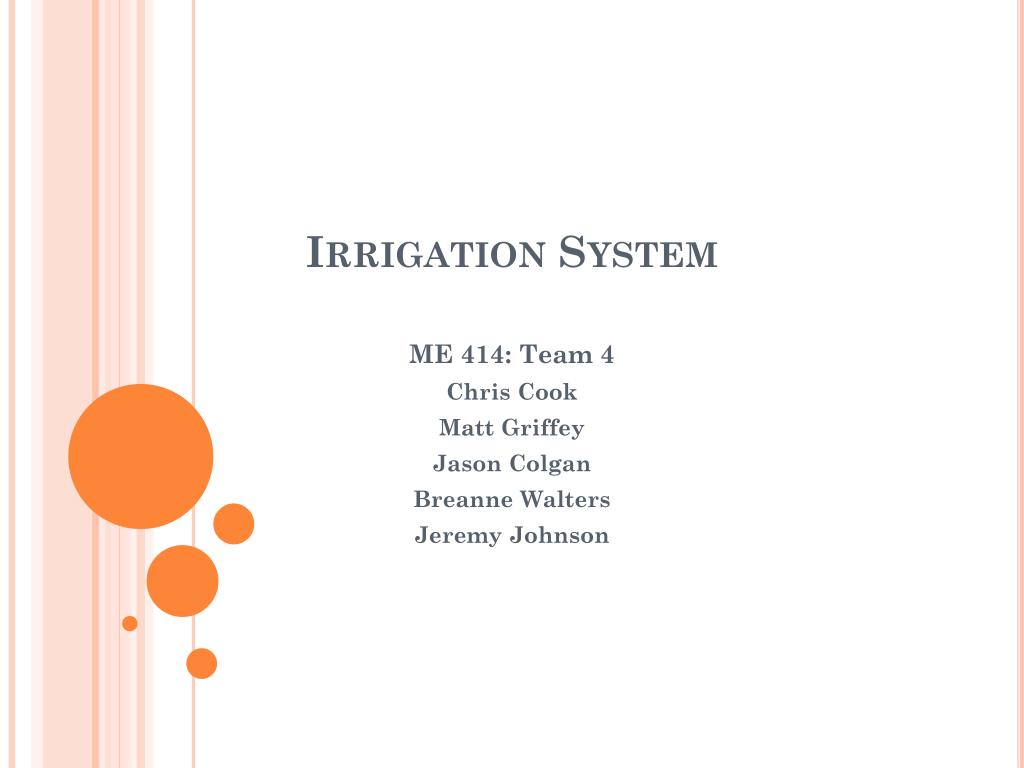 PPT - Irrigation System PowerPoint Presentation, free download - ID:3358641