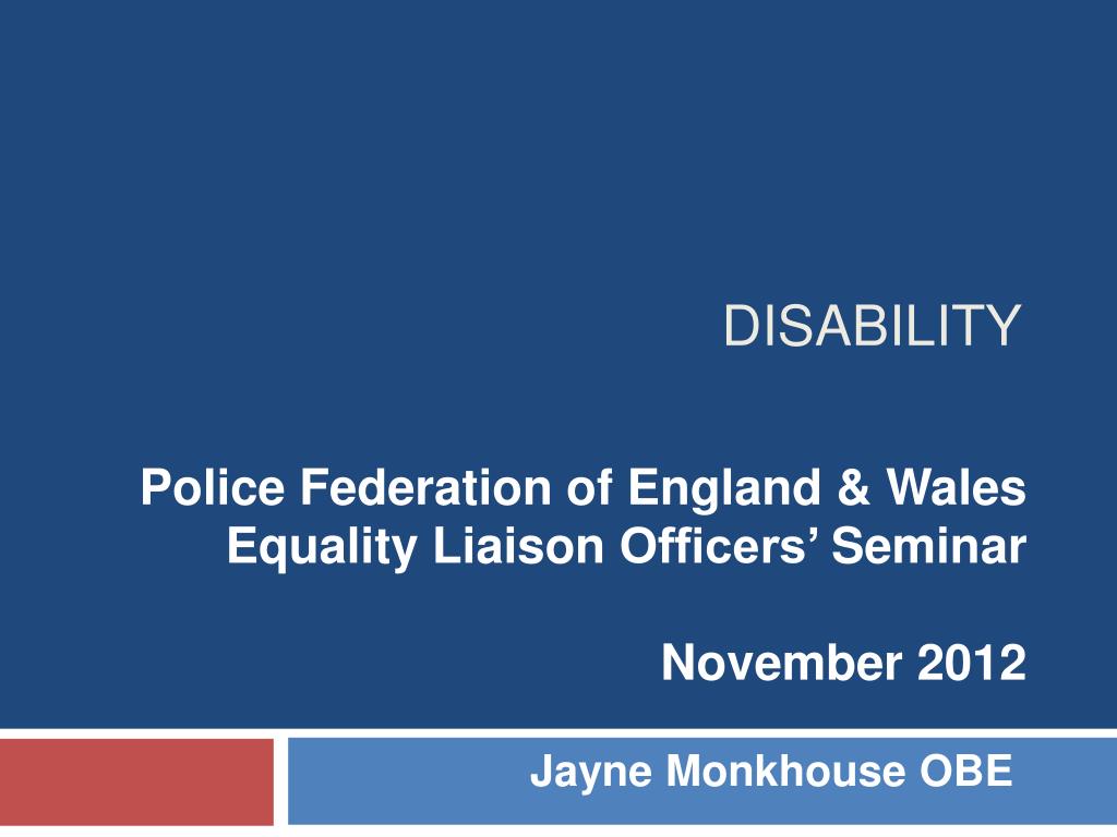 PPT - DISABILITY PowerPoint Presentation, free download - ID:3359312