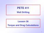 PPT - PETE 411 Drilling Engineering PowerPoint Presentation, free ...