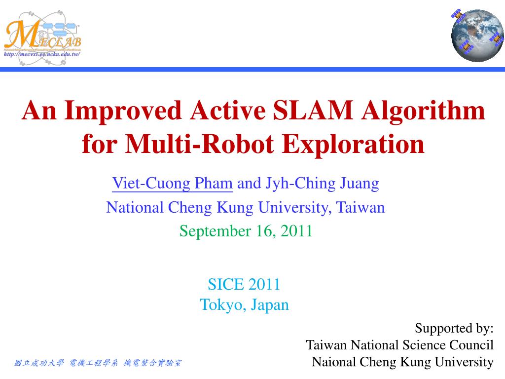PPT - An Improved Active SLAM Algorithm for Multi-Robot Exploration ...