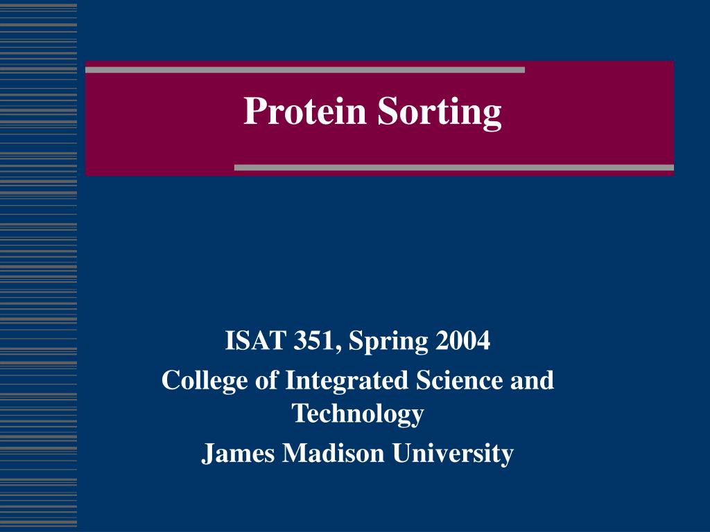 PPT - Protein Sorting PowerPoint Presentation, free download - ID:3366220