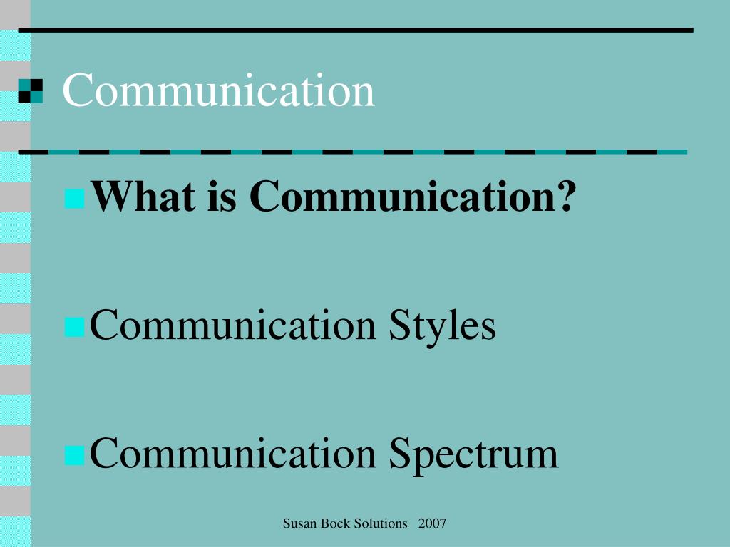PPT - Communication PowerPoint Presentation, free download - ID:3370180