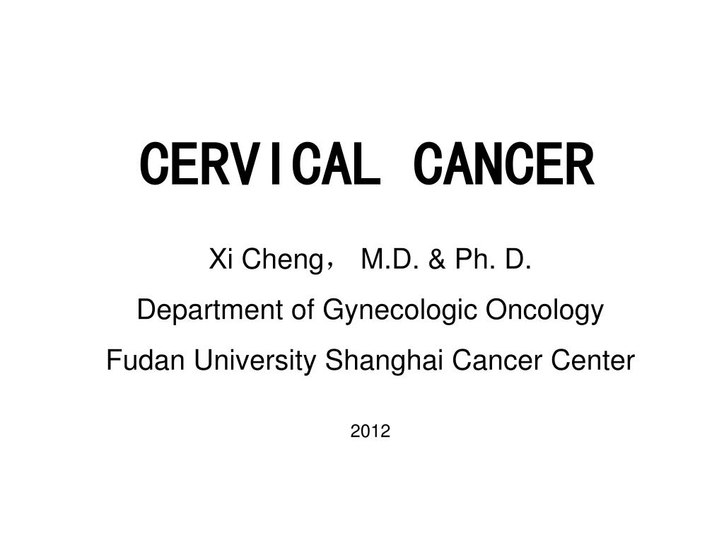 PPT - CERVICAL CANCER PowerPoint Presentation, free download - ID:3370427