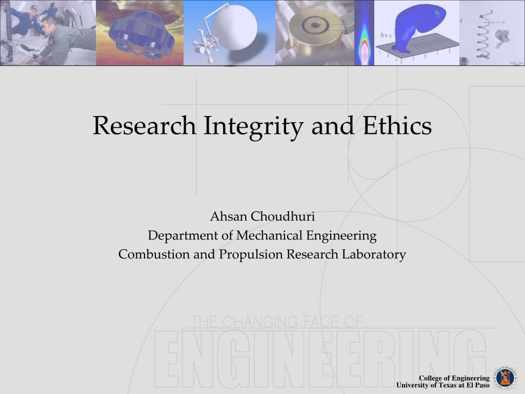PPT - Research Integrity and Ethics PowerPoint Presentation, free ...