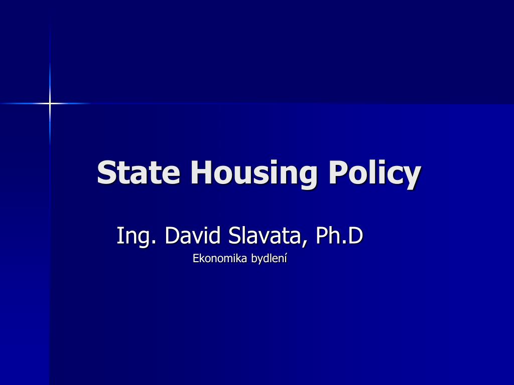 PPT - State Housing Policy PowerPoint Presentation, free download - ID ...