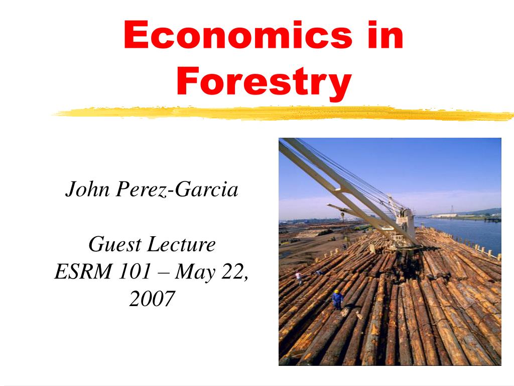 PPT - Economics in Forestry PowerPoint Presentation, free download - ID ...
