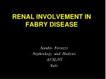 PPT - Fabry disease in donor kidneys with 3 and 12 years follow-up ...