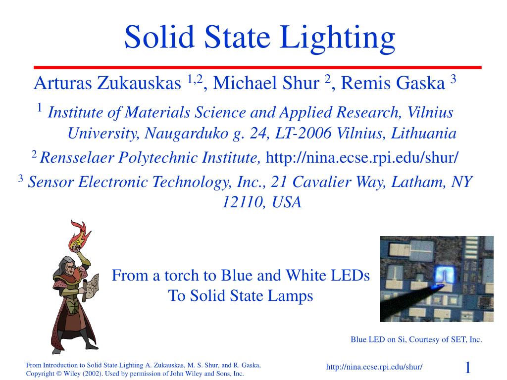 PPT - Solid State Lighting PowerPoint Presentation, free download - ID ...