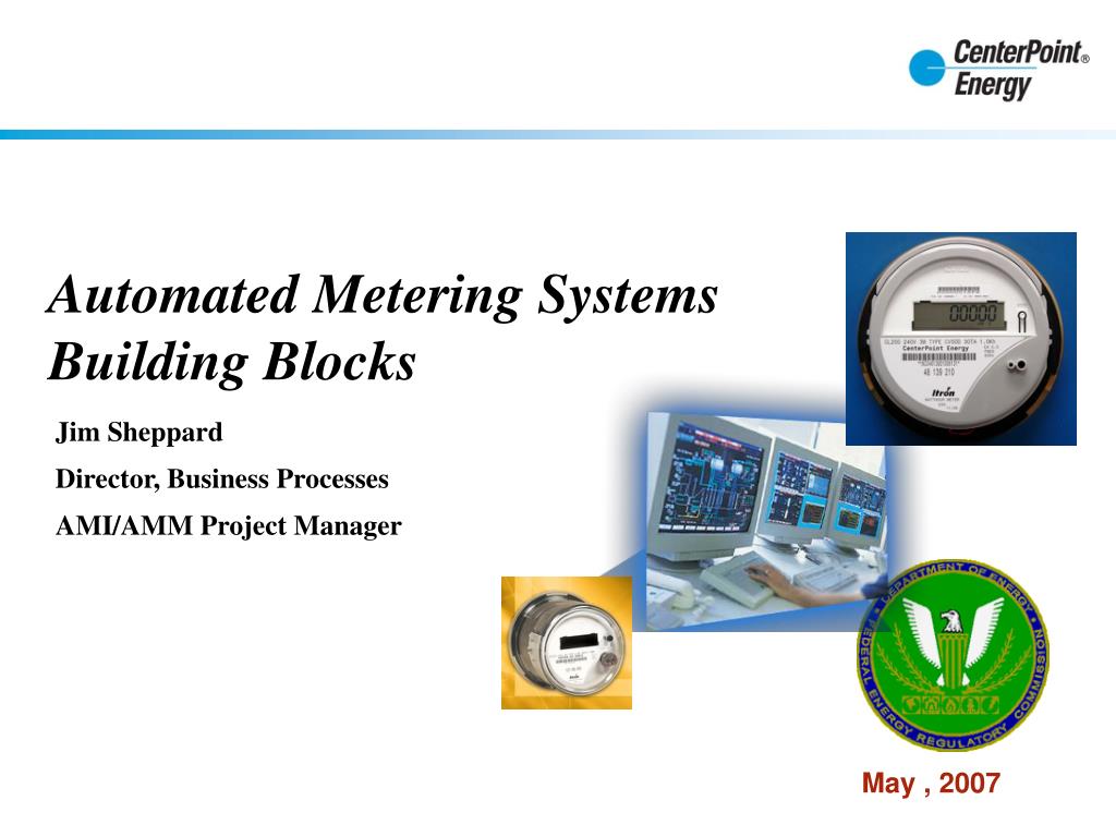 PPT - Automated Metering Systems Building Blocks PowerPoint ...