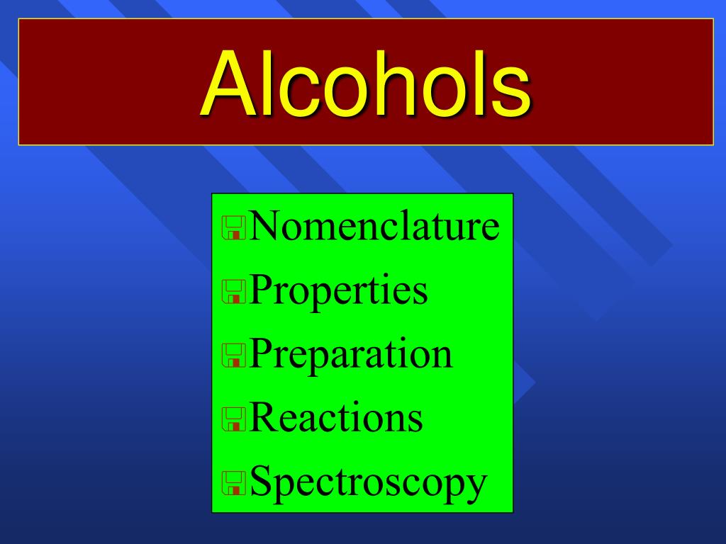 PPT - Alcohols PowerPoint Presentation, free download - ID:3380792