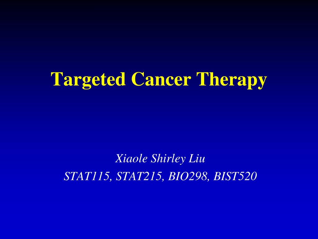PPT - Targeted Cancer Therapy PowerPoint Presentation, free download ...