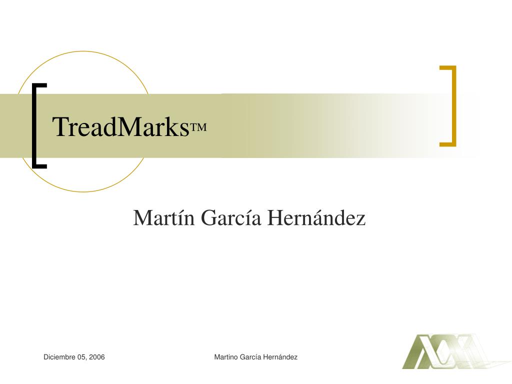 PPT - TreadMarks TM PowerPoint Presentation, free download - ID:3381795