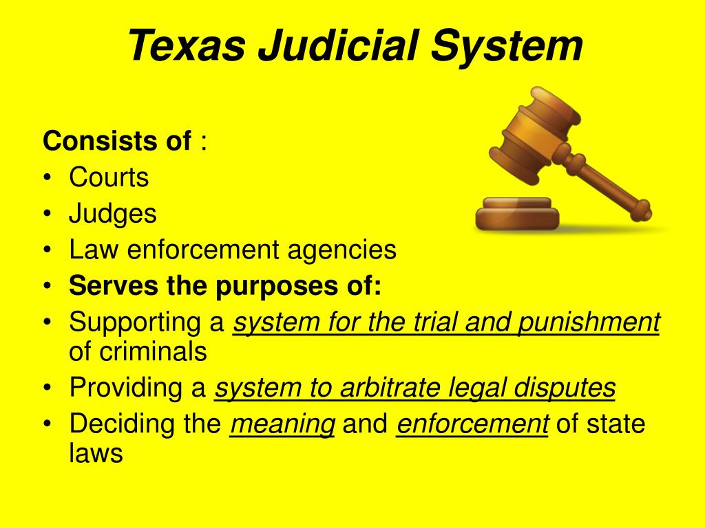 PPT - Texas Judicial System PowerPoint Presentation, free download - ID ...